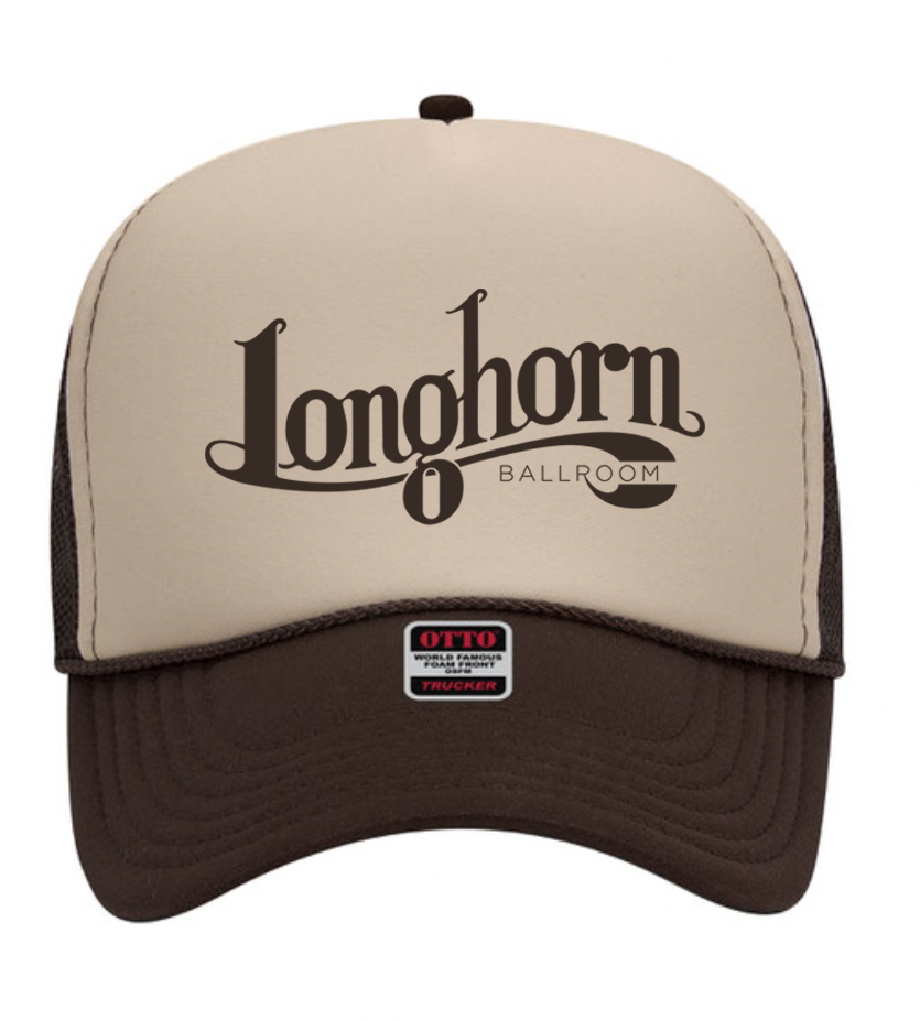 Printed Hat: Longhorn Logo Brown & Tan – Longhorn Ballroom